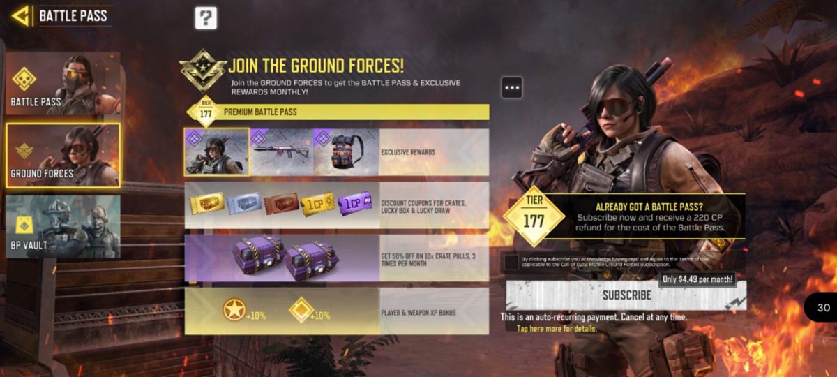 گرند فورس کالاف دیوتی، خرید پک Ground Forces فوری و تضمینی